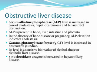 Liver function tests and interpretation | PPTX
