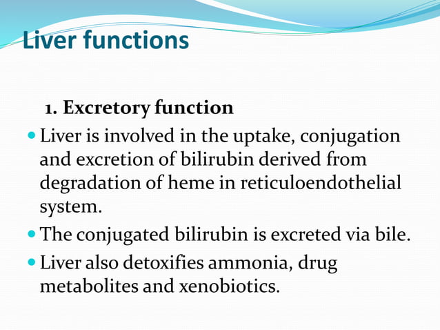 Liver function tests and interpretation | PPTX | Digestive Disorders ...