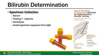 Liver functrion tests | PPTX