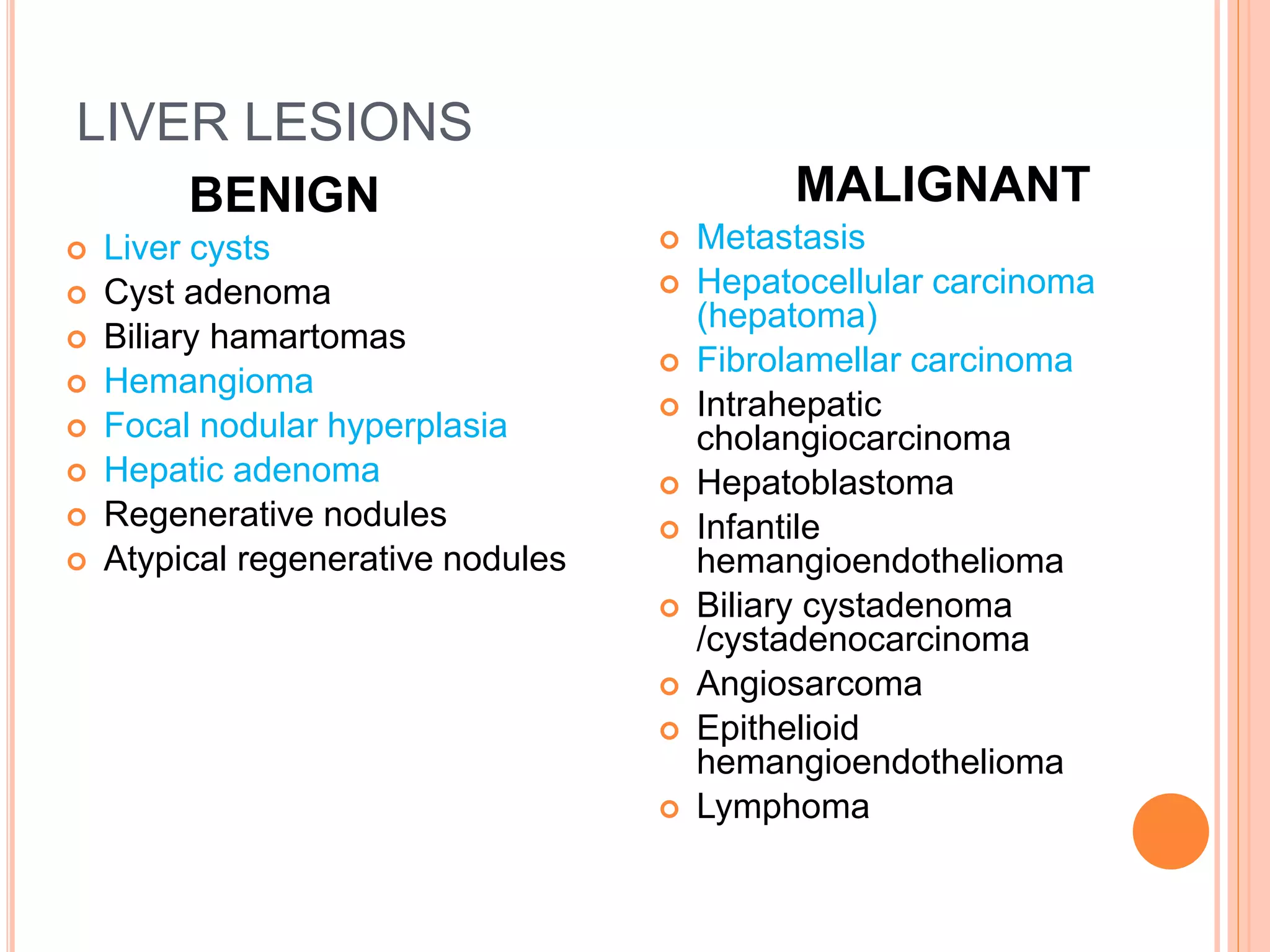 Liver lesions SYMPOSIUM RADIOLOGY | PPTX