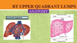 LIVER LUMPS- Rt Upper Quadrant Lumps- Abdominal Lumps.pptx