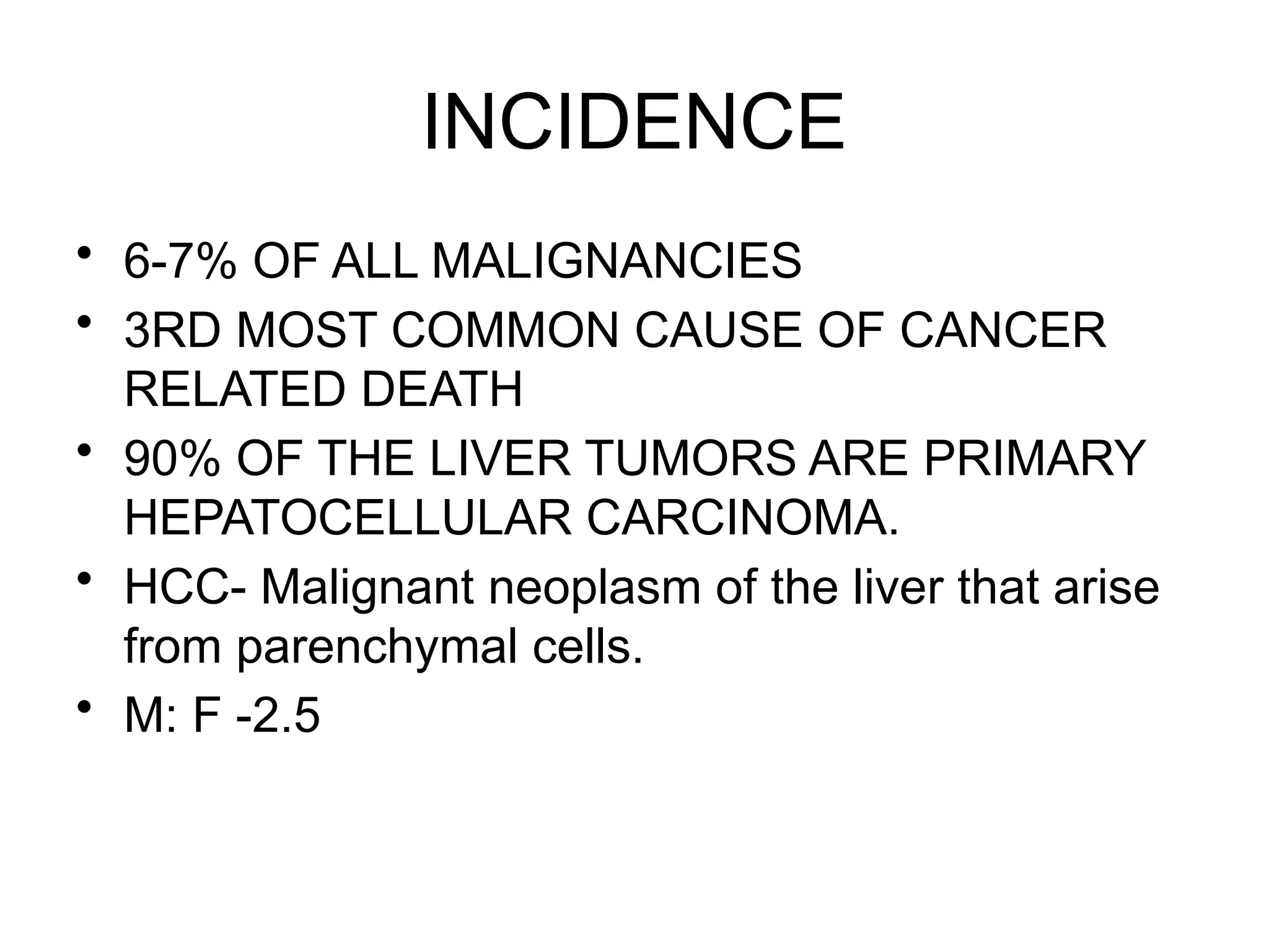 LIVER MALIGNANCY power point presentation | PPTX