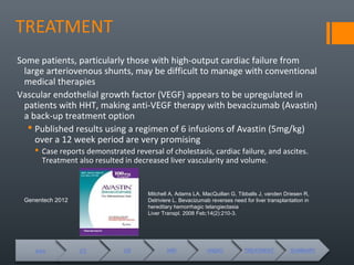 Liver manifestations of hht revised | PPT