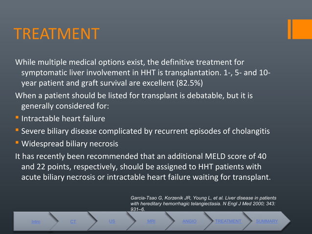 Liver manifestations of hht revised | PPT