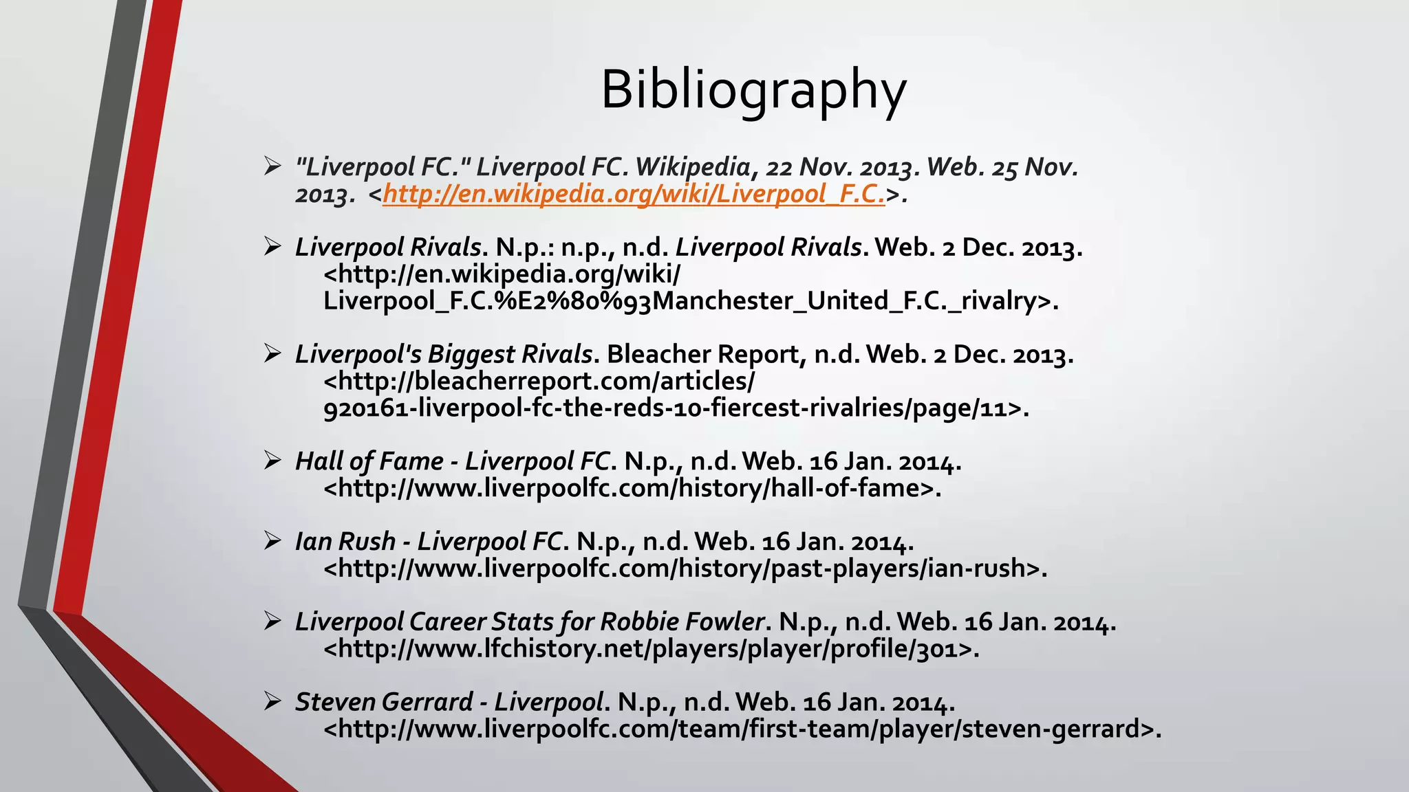 Liverpool football club | PPTX