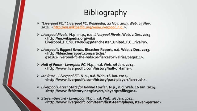 Liverpool football club | PPTX