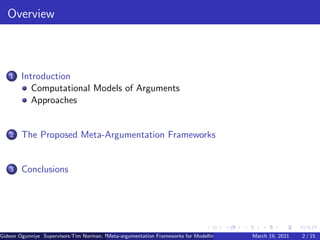 Meta-argumentation Frameworks For Modelling Dialogues with Information from Sources of Varying ...