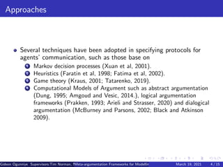 Meta-argumentation Frameworks For Modelling Dialogues with Information from Sources of Varying ...