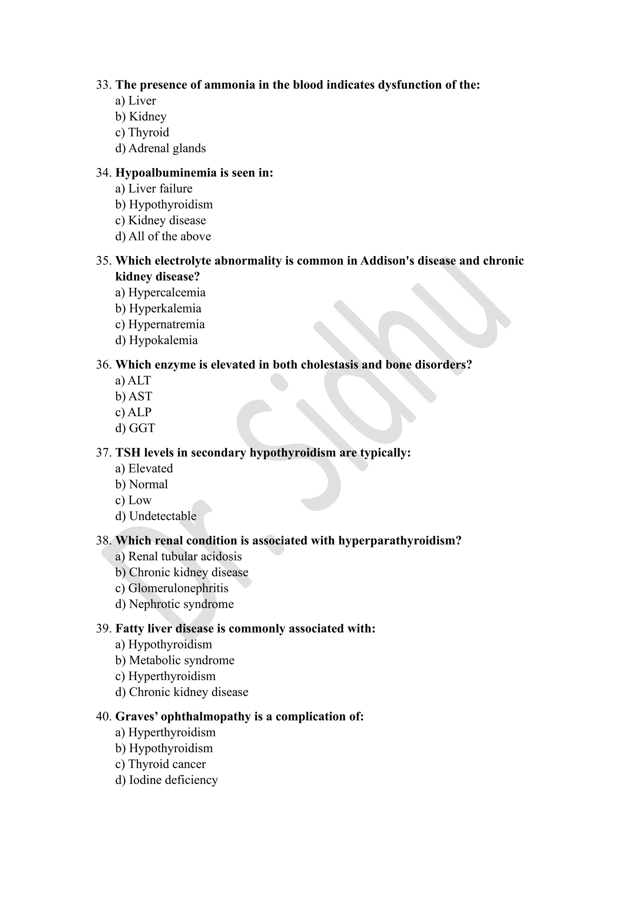 Liver, Renal, Thyroid Function MCQs.pdf