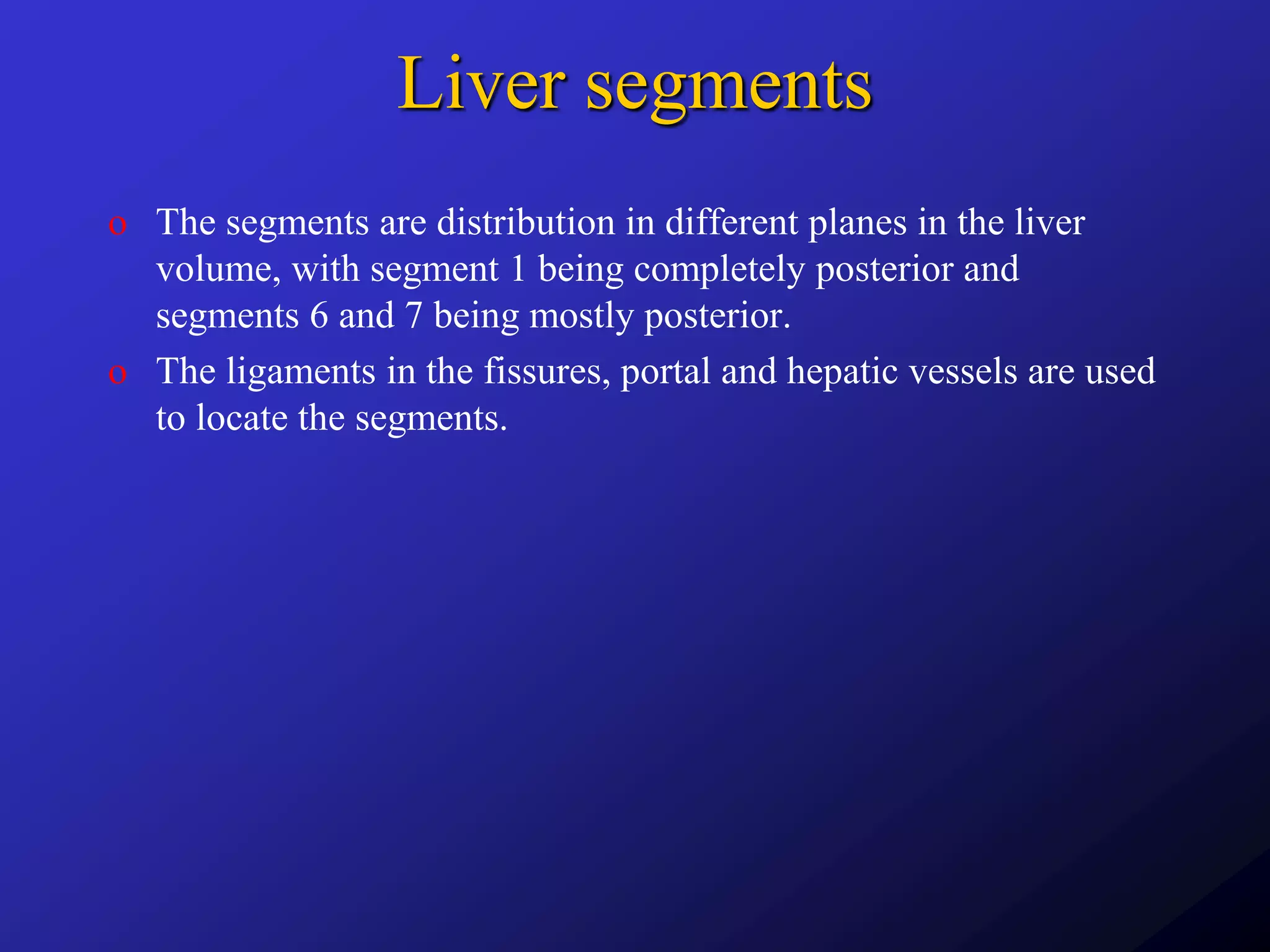 Liver segments on ultrasound | PPTX