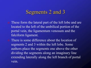 Liver segments on ultrasound | PPTX