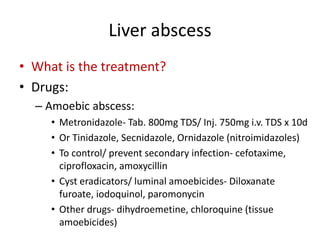 Liver specimen: Hepatocellular carcinoma, liver abscess | PPTX