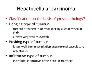 Liver specimen: Hepatocellular carcinoma, liver abscess | PPTX ...