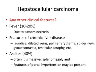 Liver specimen: Hepatocellular carcinoma, liver abscess | PPTX ...
