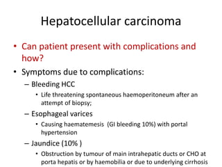Liver specimen: Hepatocellular carcinoma, liver abscess | PPTX ...
