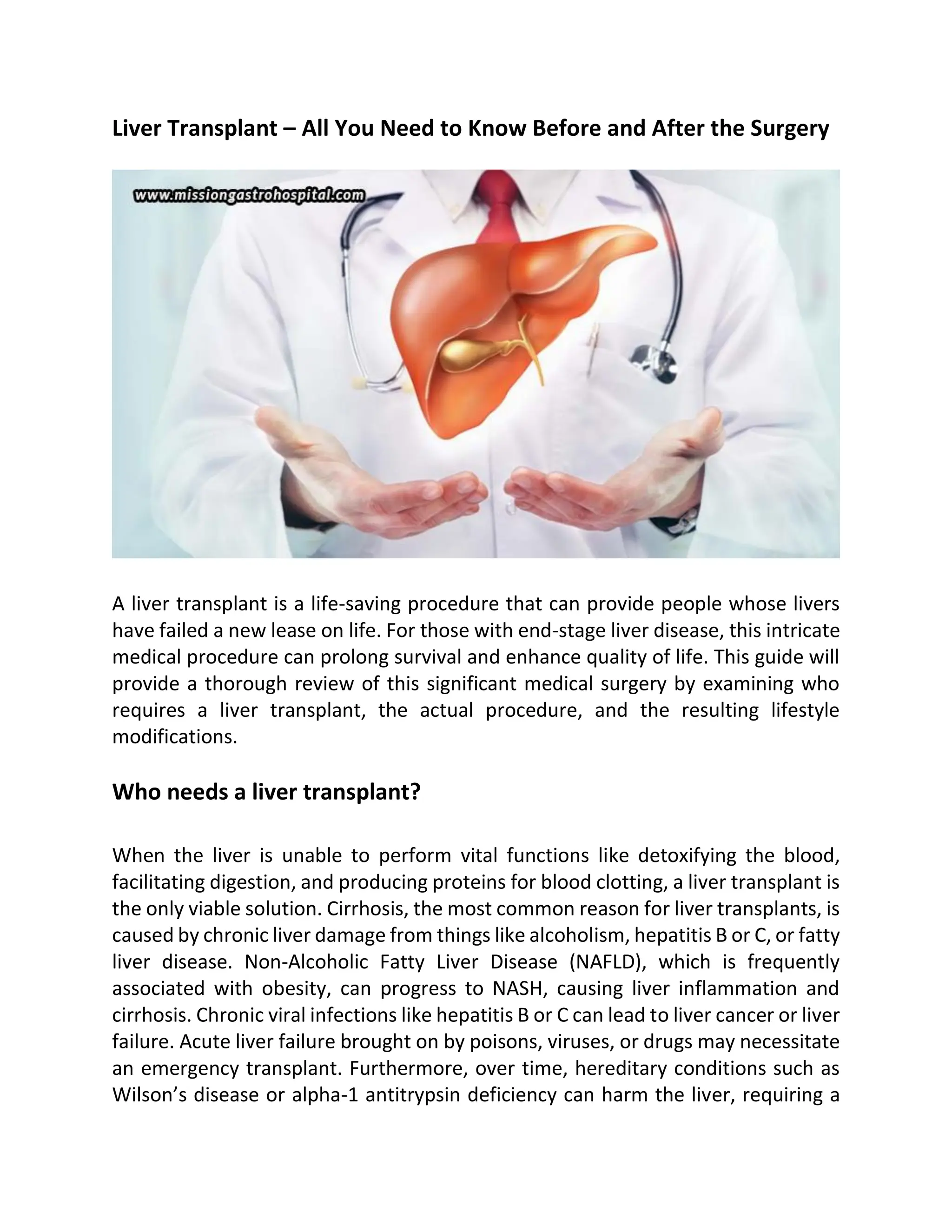 Liver Transplant – All You Need To Know Before And After The Surgery.pdf