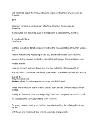 Liver Transplant Donor Criteria_ Complete Guide for India.pptx
