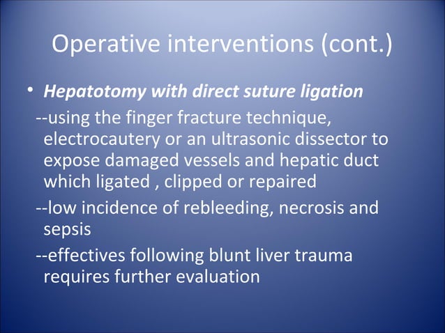 Liver trauma | PPT
