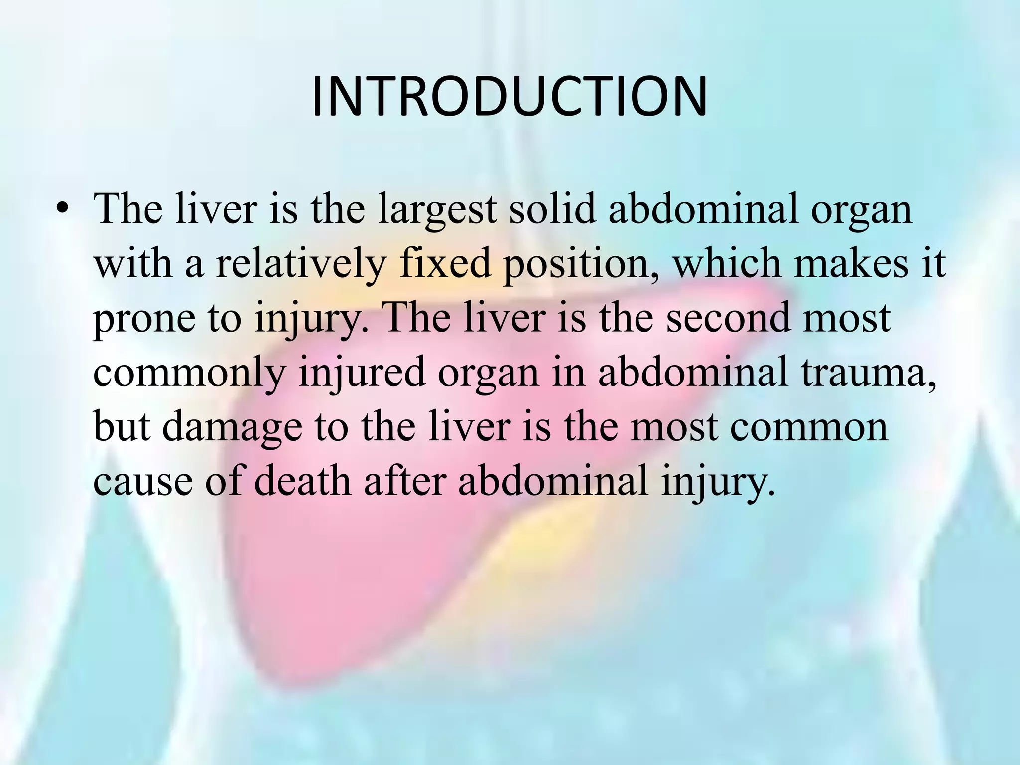 Liver trauma | PPTX