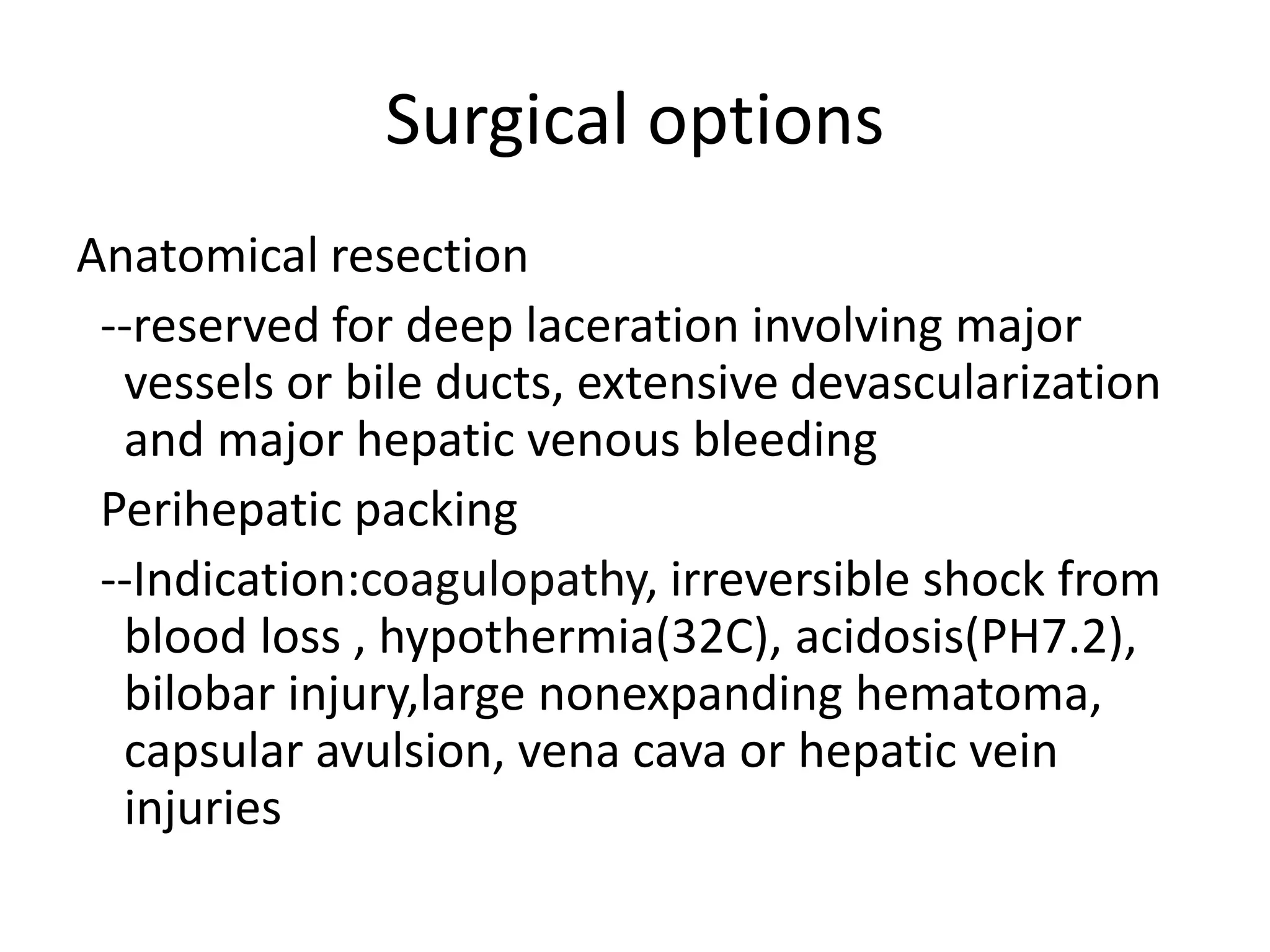 Liver trauma: A comprehensive review of classification, mechanisms ...
