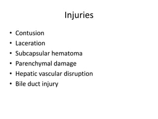 Liver trauma: A comprehensive review of classification, mechanisms ...