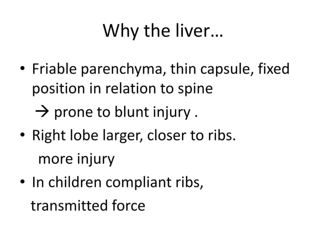 Liver trauma: A comprehensive review of classification, mechanisms ...