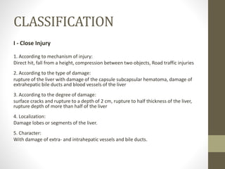 Liver trauma | PPTX