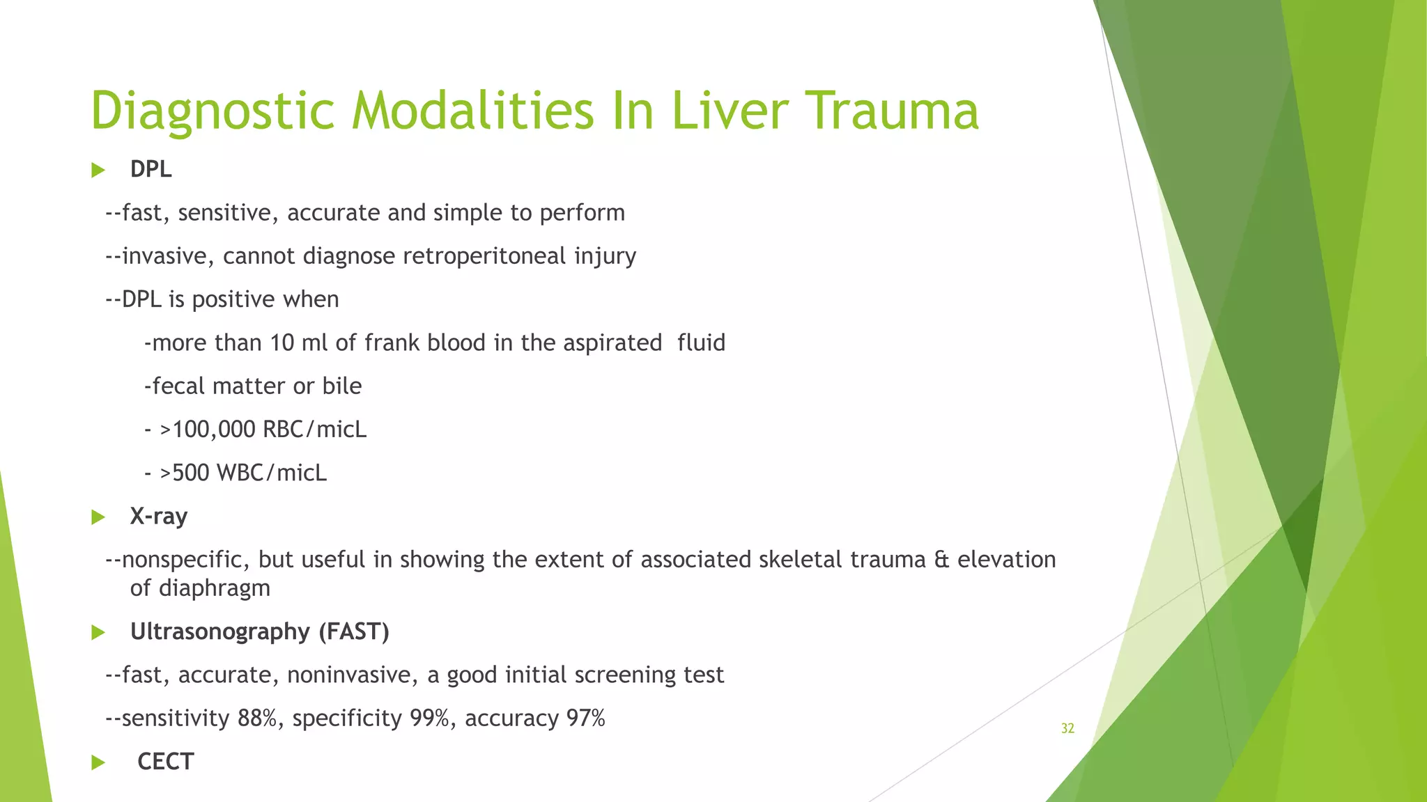 Liver trauma | PPTX
