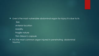 LIVER TRAUMA includes clinical features.pptx