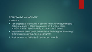 LIVER TRAUMA includes clinical features.pptx