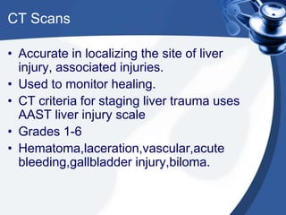 Liver trauma final | PPTX