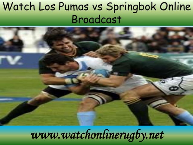 Live rugby championship los pumas vs springbok | PPT