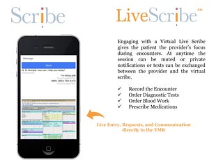 LiveScribe - Virtual Medical Scribes | PDF