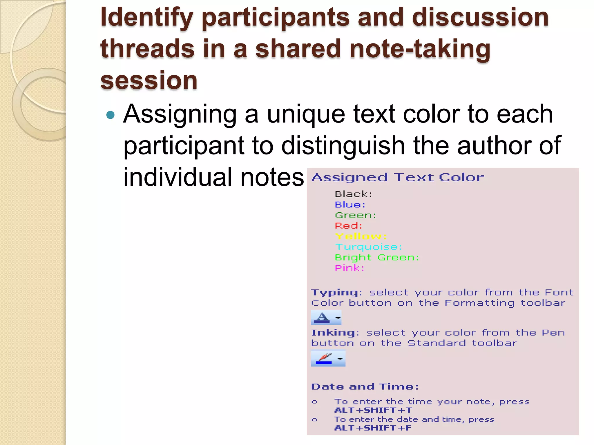 Live sharing sessions ppt | PPT