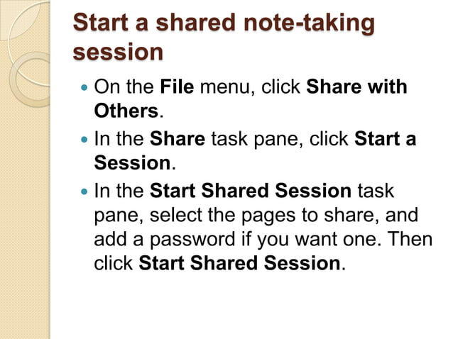 Live sharing sessions ppt | PPT