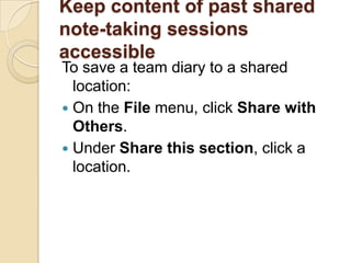 Live sharing sessions ppt | PPT