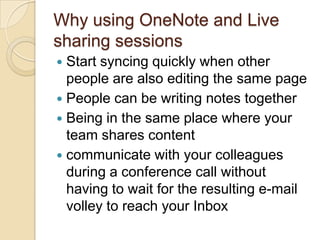 Live sharing sessions ppt | PPT