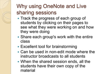 Live sharing sessions ppt | PPT