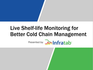 Live Shelf Life Monitoring for Better Cold Chain Management | PDF