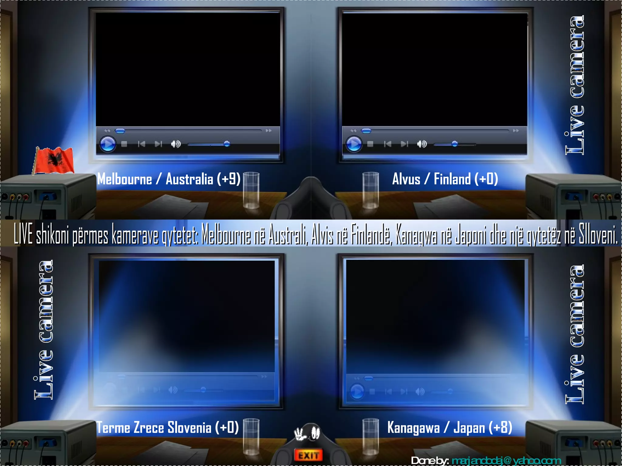 Live shikoni permes kamerave nga pc ja disa qytete te botes final | PPS