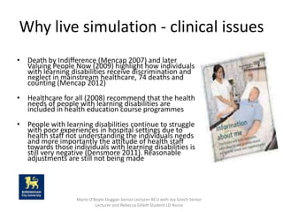 Session F - Learning disabilities: Using live simulation to explore ...