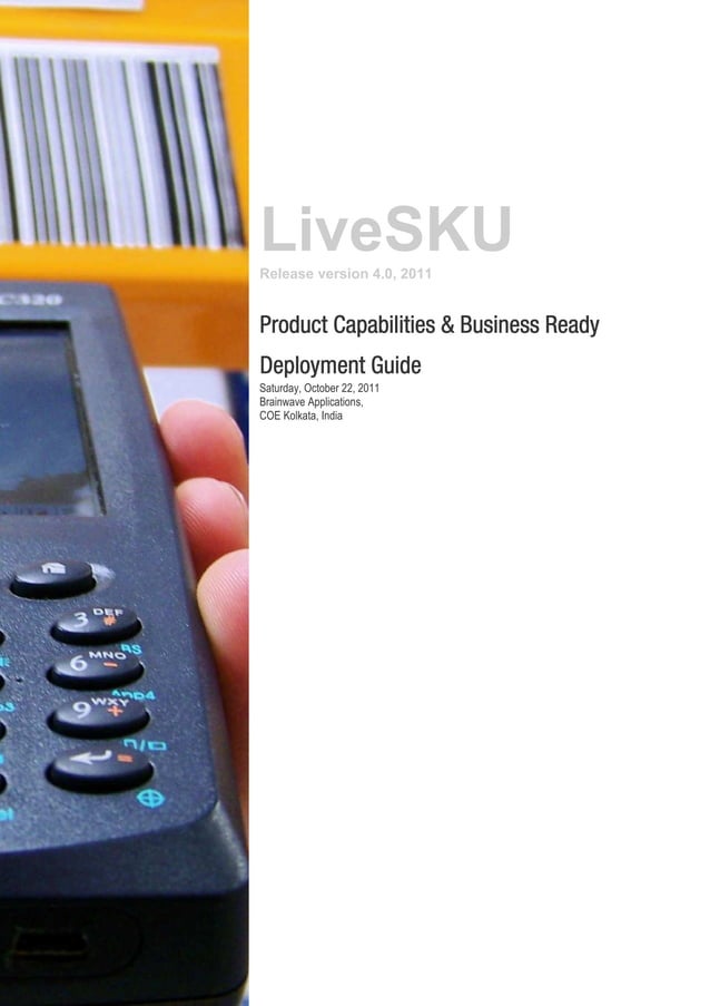 Livesku - a secondary sales management software | PPT