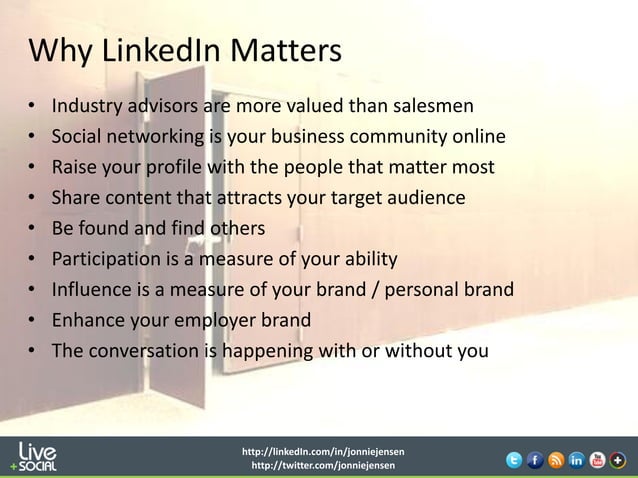 LinkedIn Essentials - Why Use Linkedin? | PDF | Social Networking | Internet