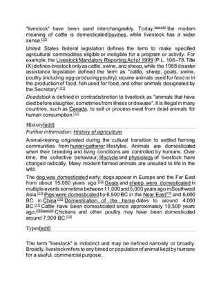 Livestock | DOCX