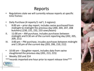 Livestock Mandatory Reporting (LMR) | PPTX