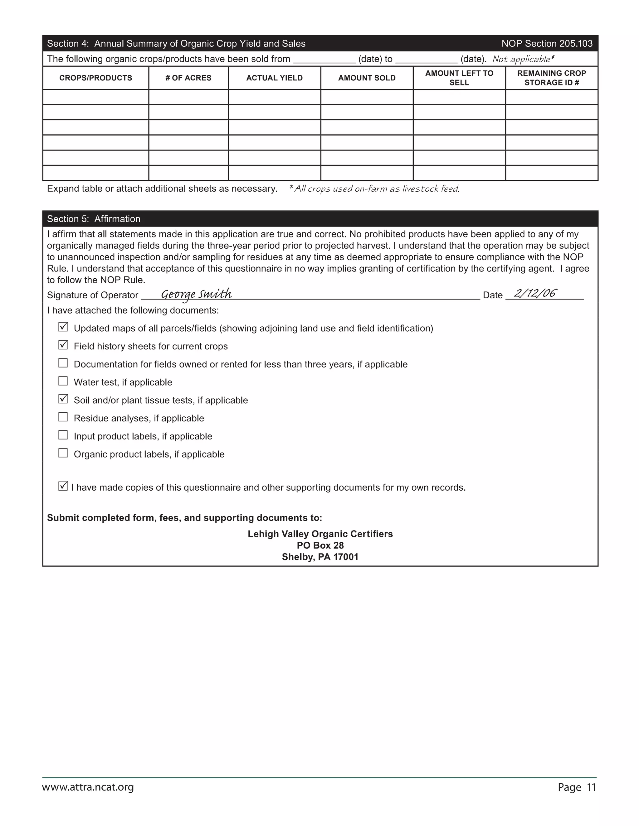 Organic System Plans: Livestock Production | PDF