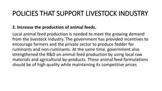 Livestock industry in Malaysia | PPTX