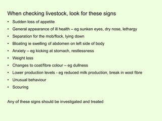 Livestock observation | PPT