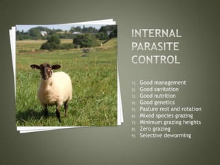 Livestock Parasitology 101 | PPTX