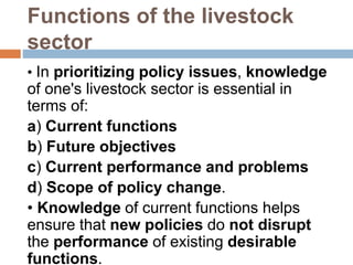 Livestock policy analysis slideshow | PPTX